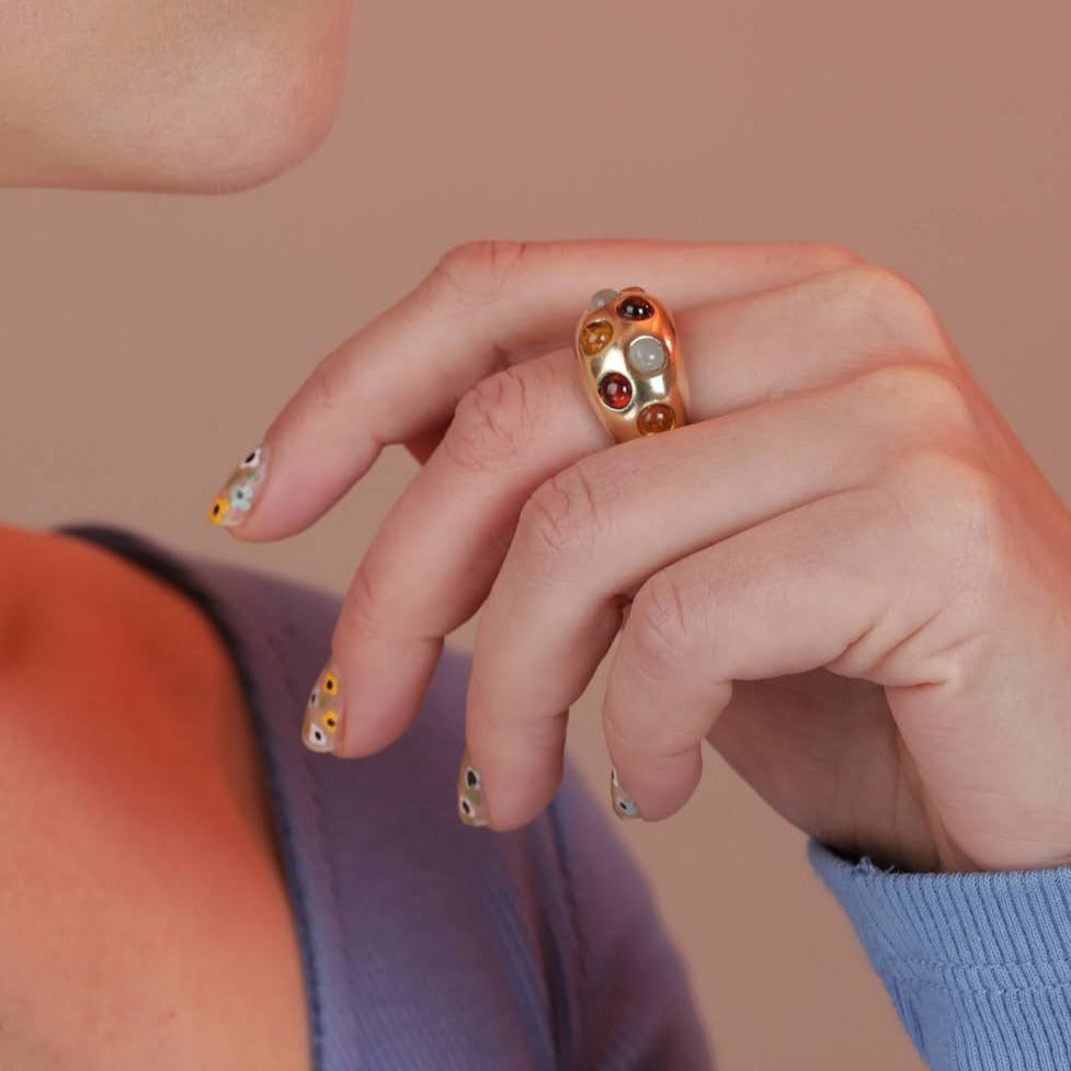 Wide Confetti Ring (2 colorways) – Altar PDX