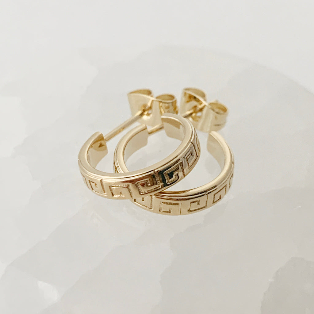 Hera Greek Hoops – Altar PDX