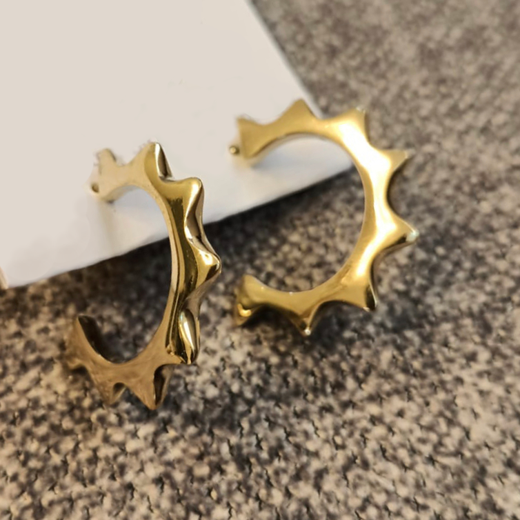 Malkia Hoop Earrings – Altar PDX