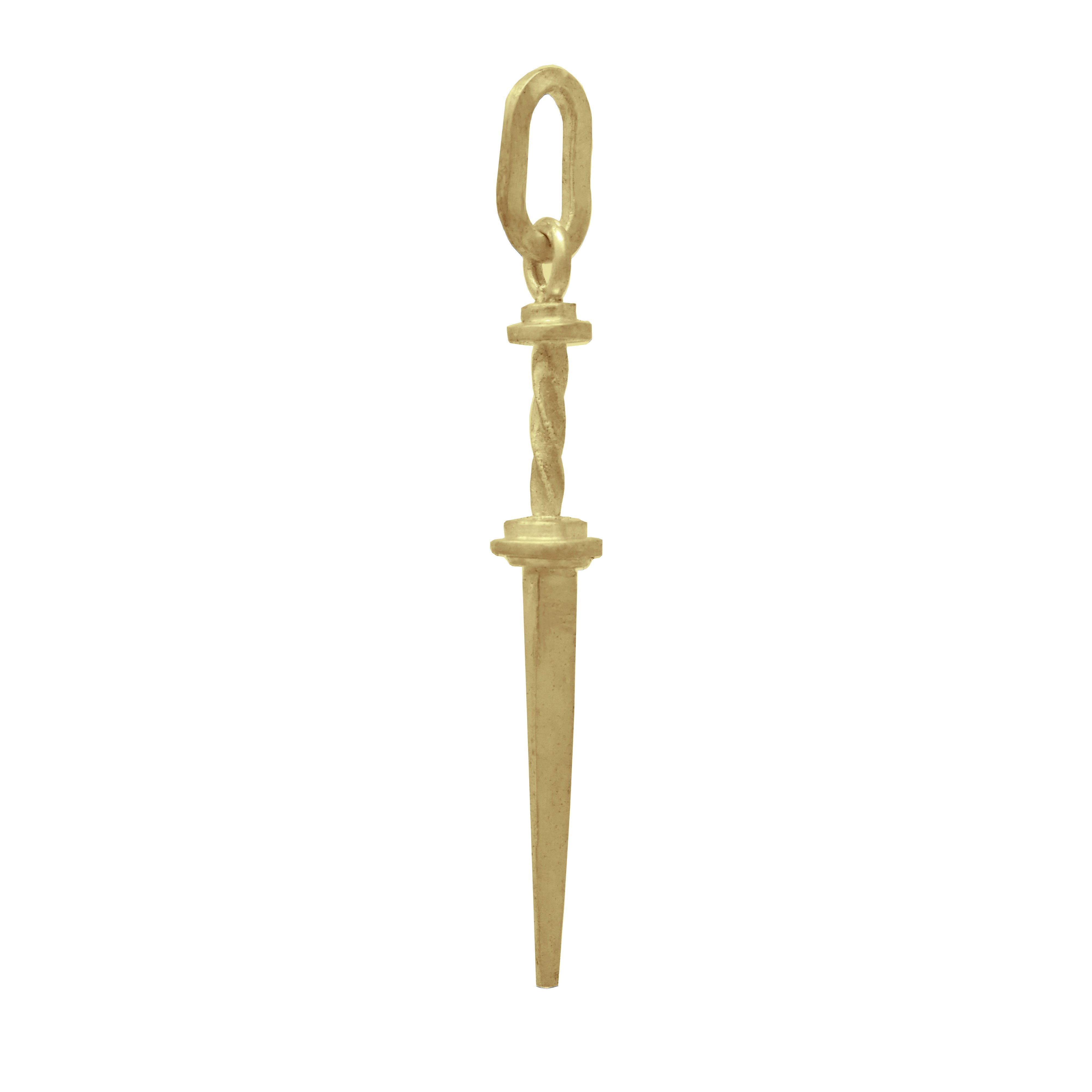 Rondel Dagger Hoop Charm – Altar PDX