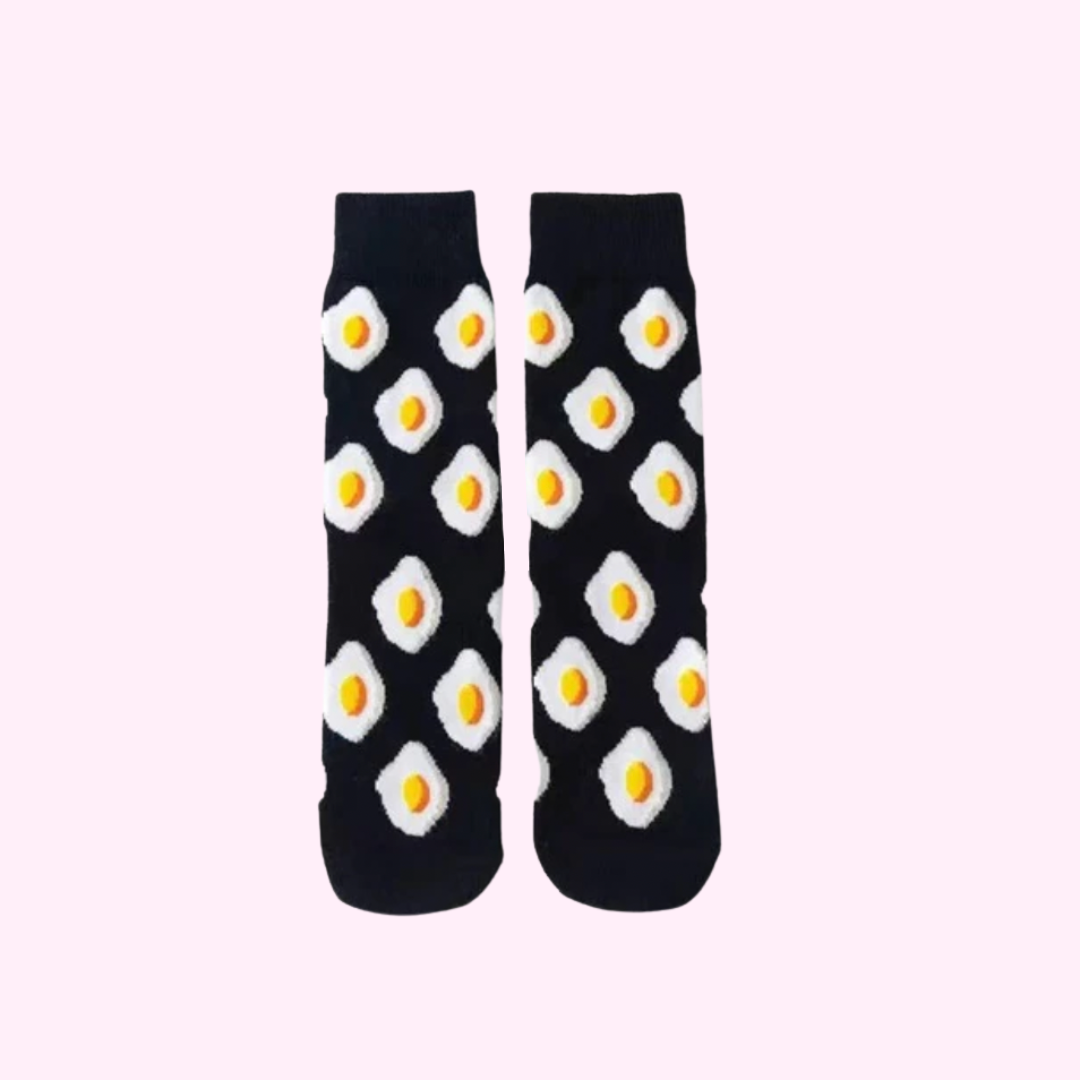 Black Fried Egg Socks – Altar PDX