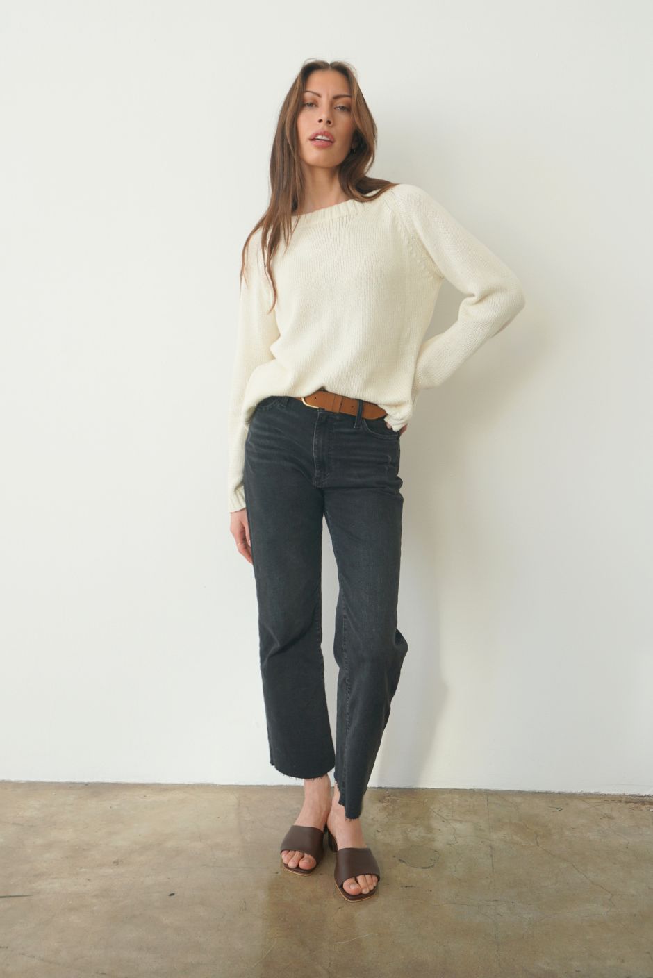 Sloane Crewneck in Oat Milk – Altar PDX