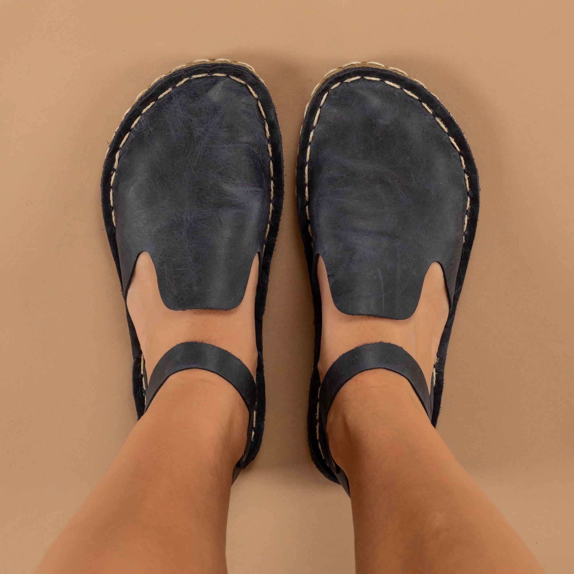 Blue Closed Toe Barefoot Sandals – Altar PDX