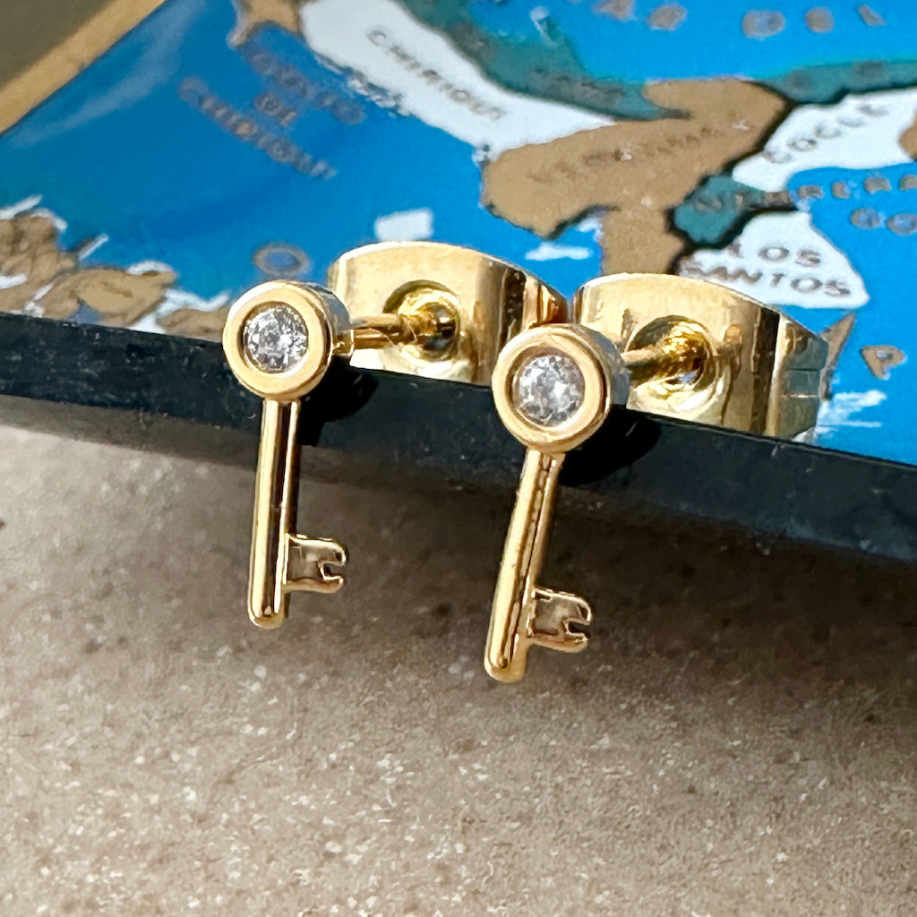 Crystal Key Studs – Altar PDX