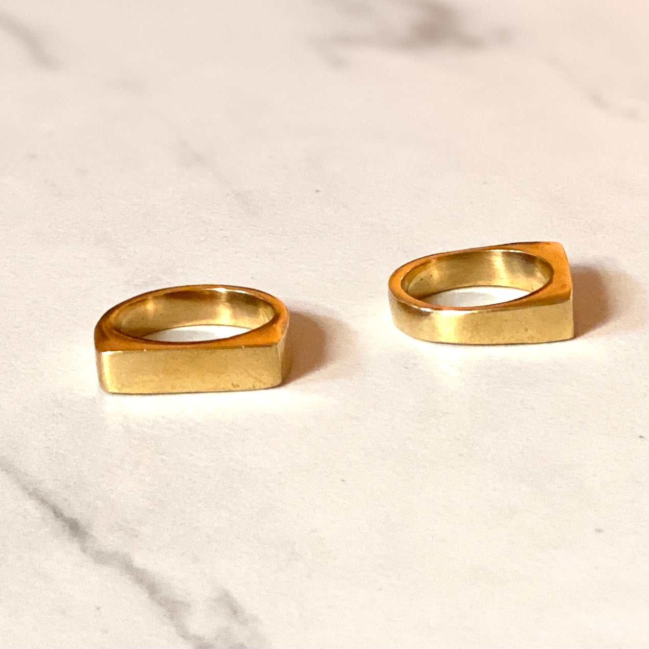 Mesa Brass Bar Ring – Altar PDX