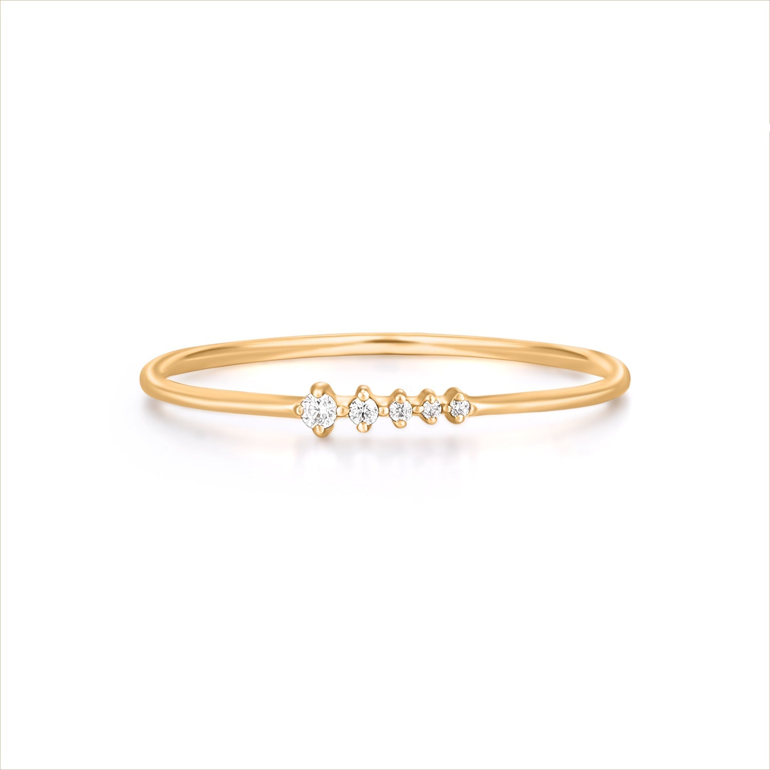 Lydia Gold CZ Ring – Altar PDX