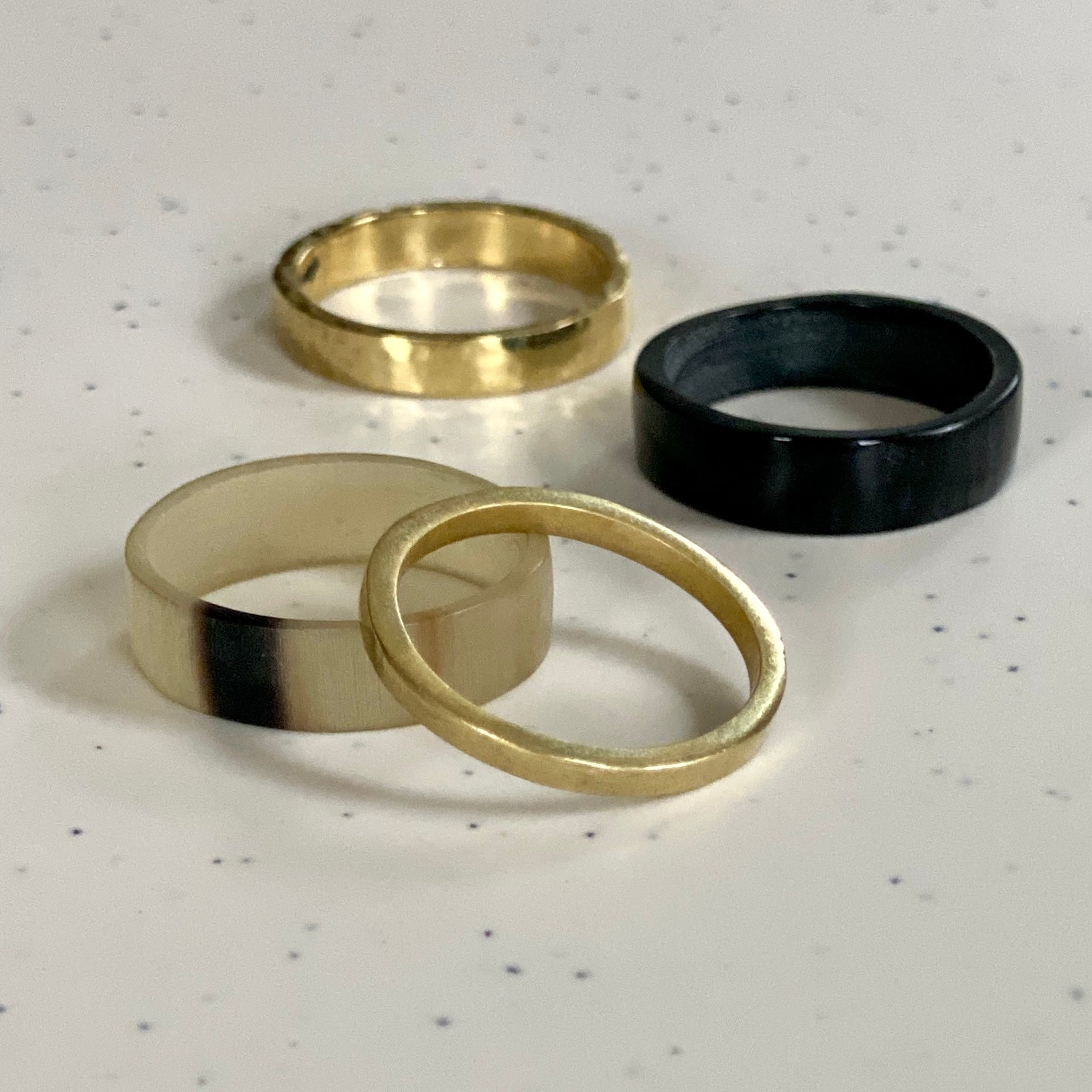 Mixed Material Stacking Rings – Altar PDX