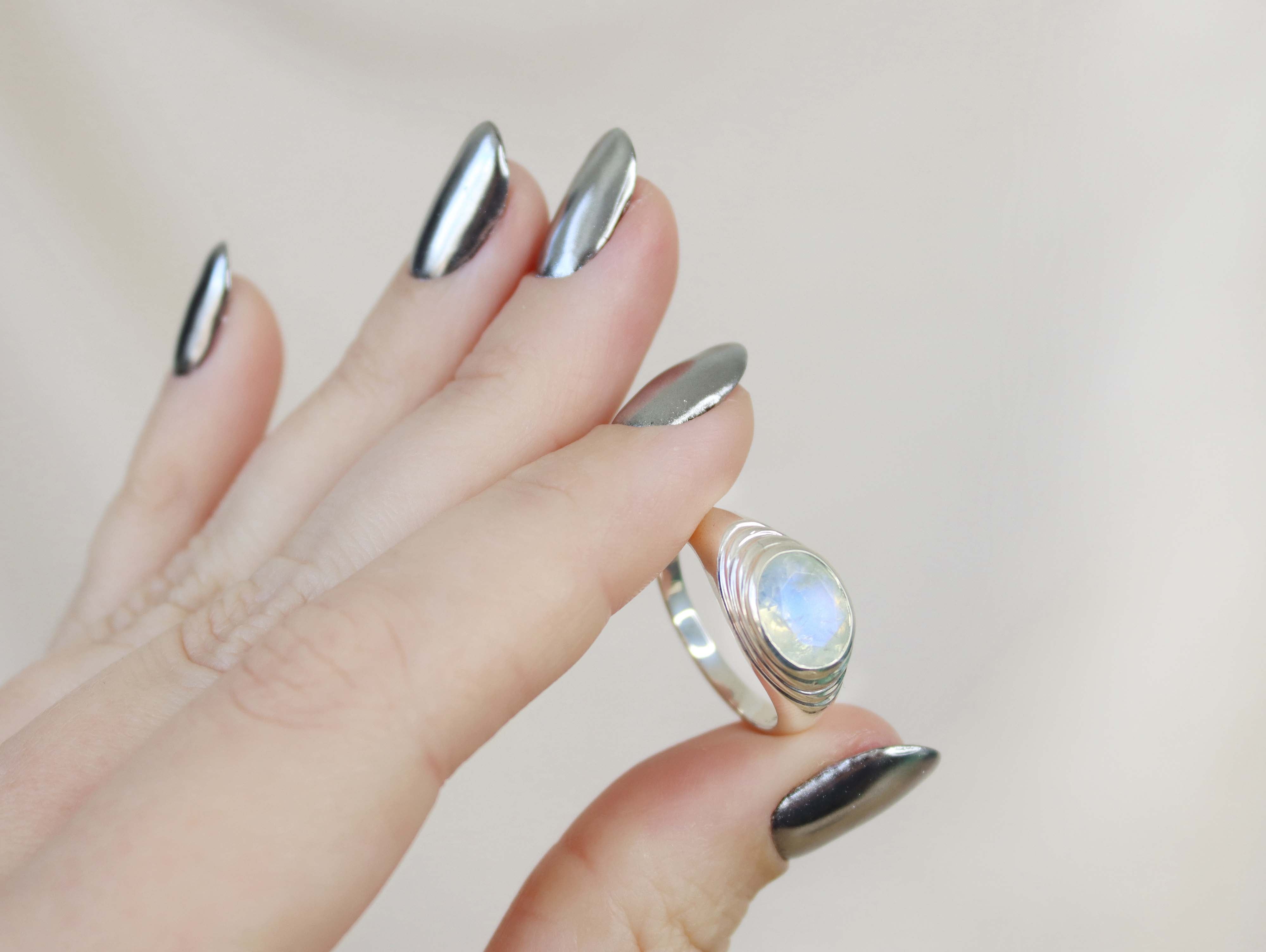 Pond Ring - Moonstone – Altar PDX