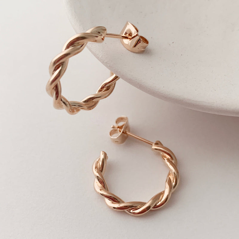 Thick Twist Hoops – Altar PDX