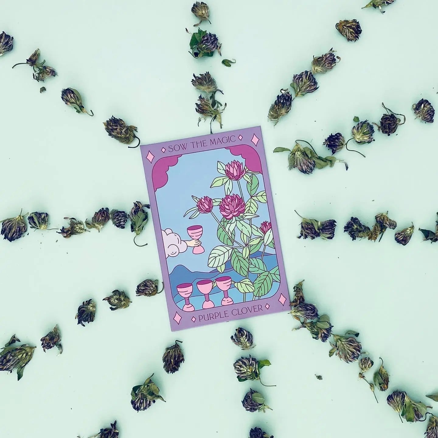 Purple Clover Tarot Garden + Gift Seed Packet – Altar PDX