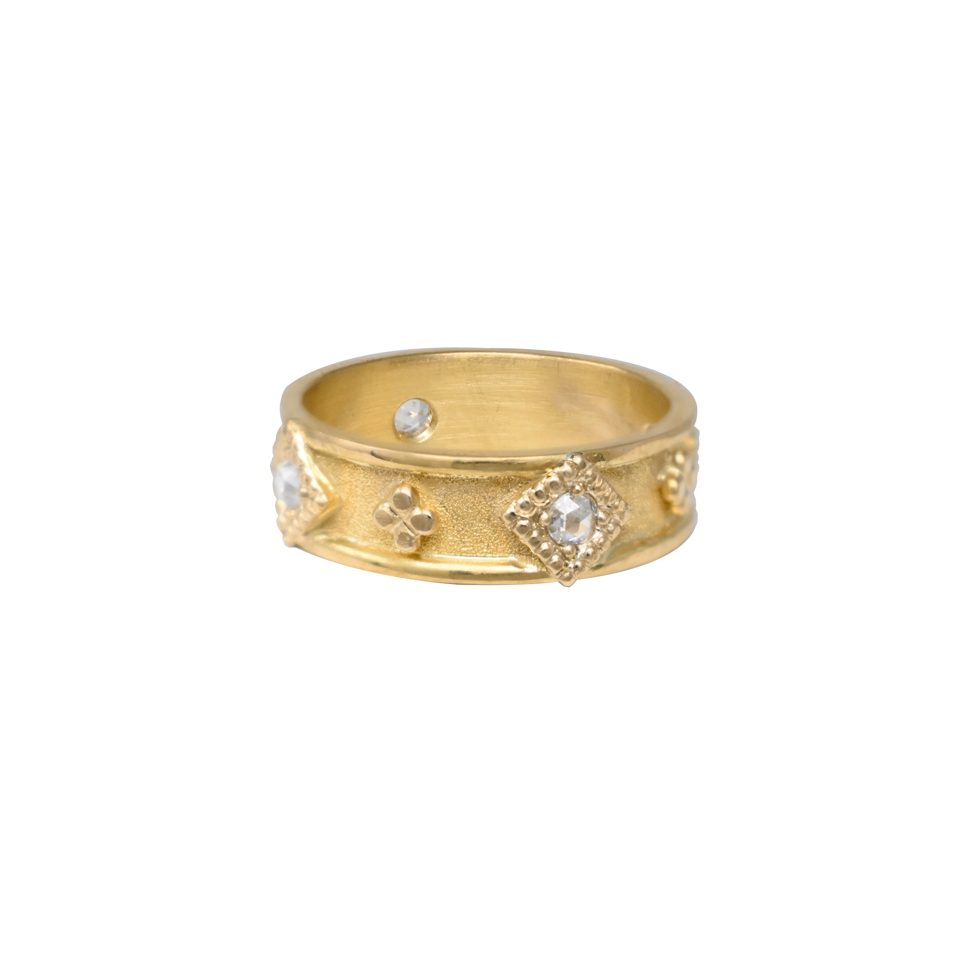 Bastion Ring with Rose Cut Diamonds – Altar PDX