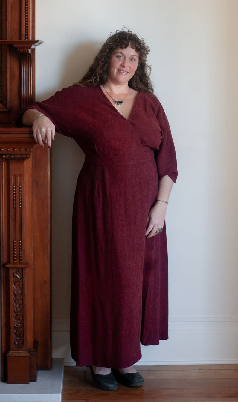 Diana Dress in Ruby Checker – Altar PDX