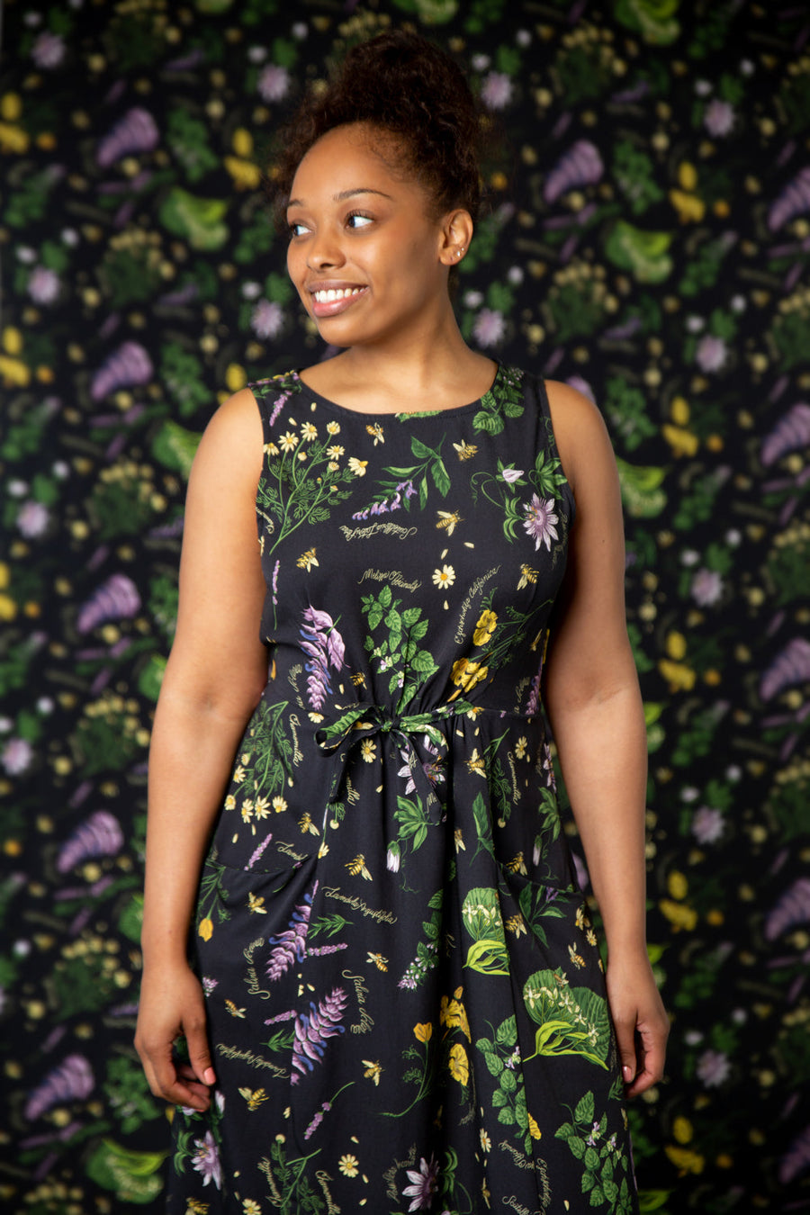 Rhiannon Dress in Nervine Ecovero – Altar PDX