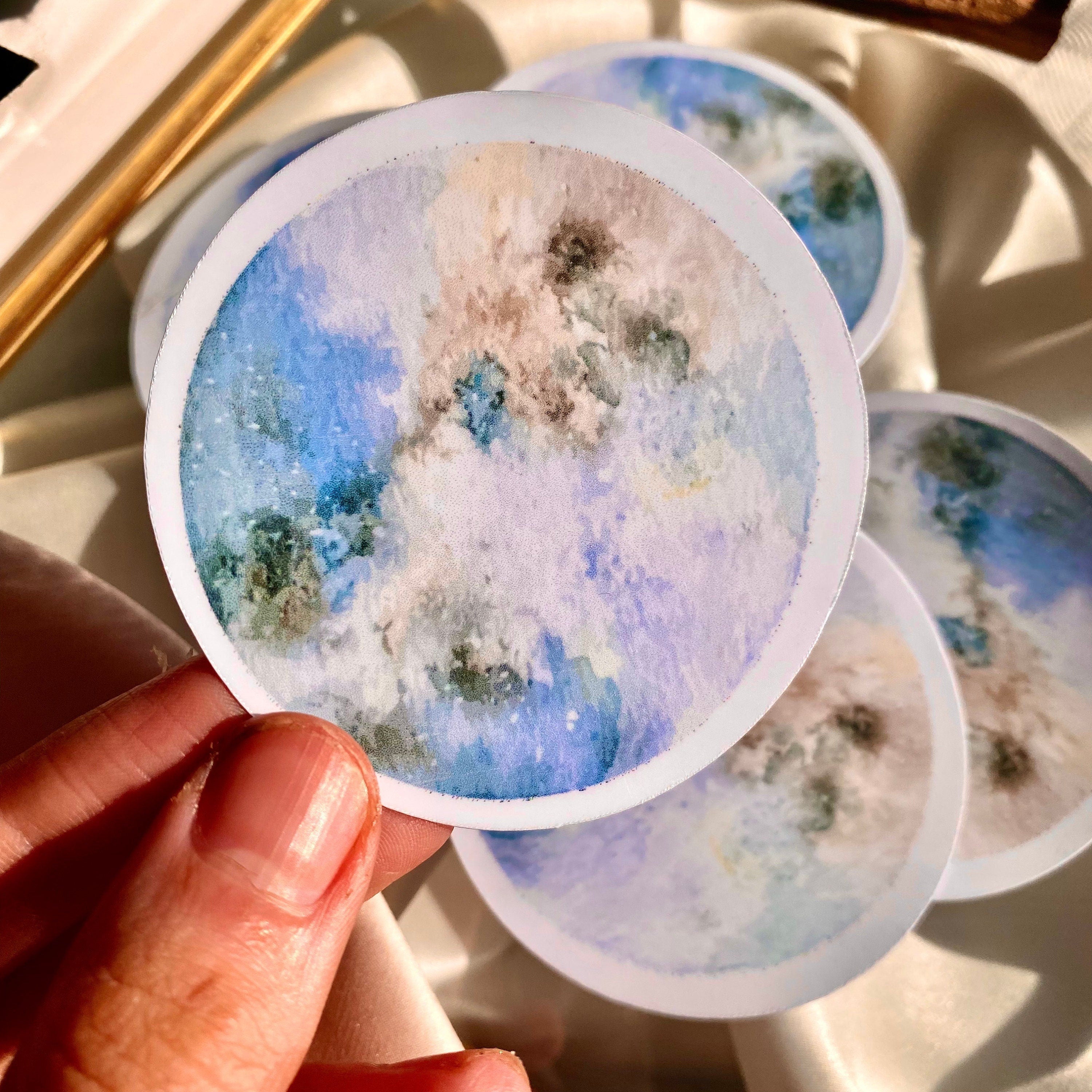 Triton Moon Vinyl Sticker – Altar PDX