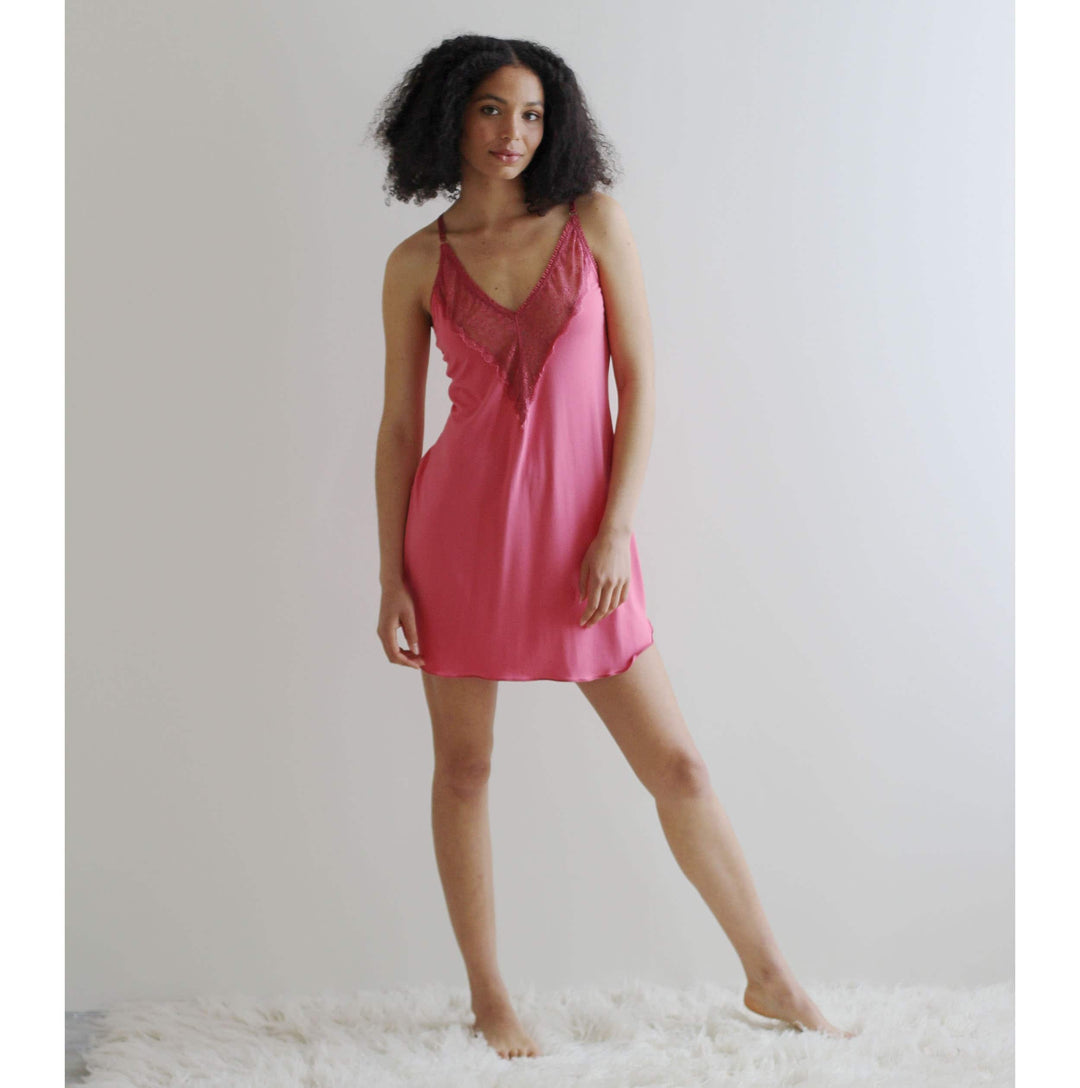 Bamboo Nightie with Lace Trim – Altar PDX