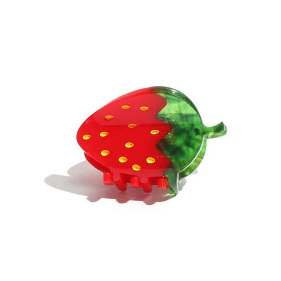 Mini Red Strawberry Hair Claw Clip – Altar PDX