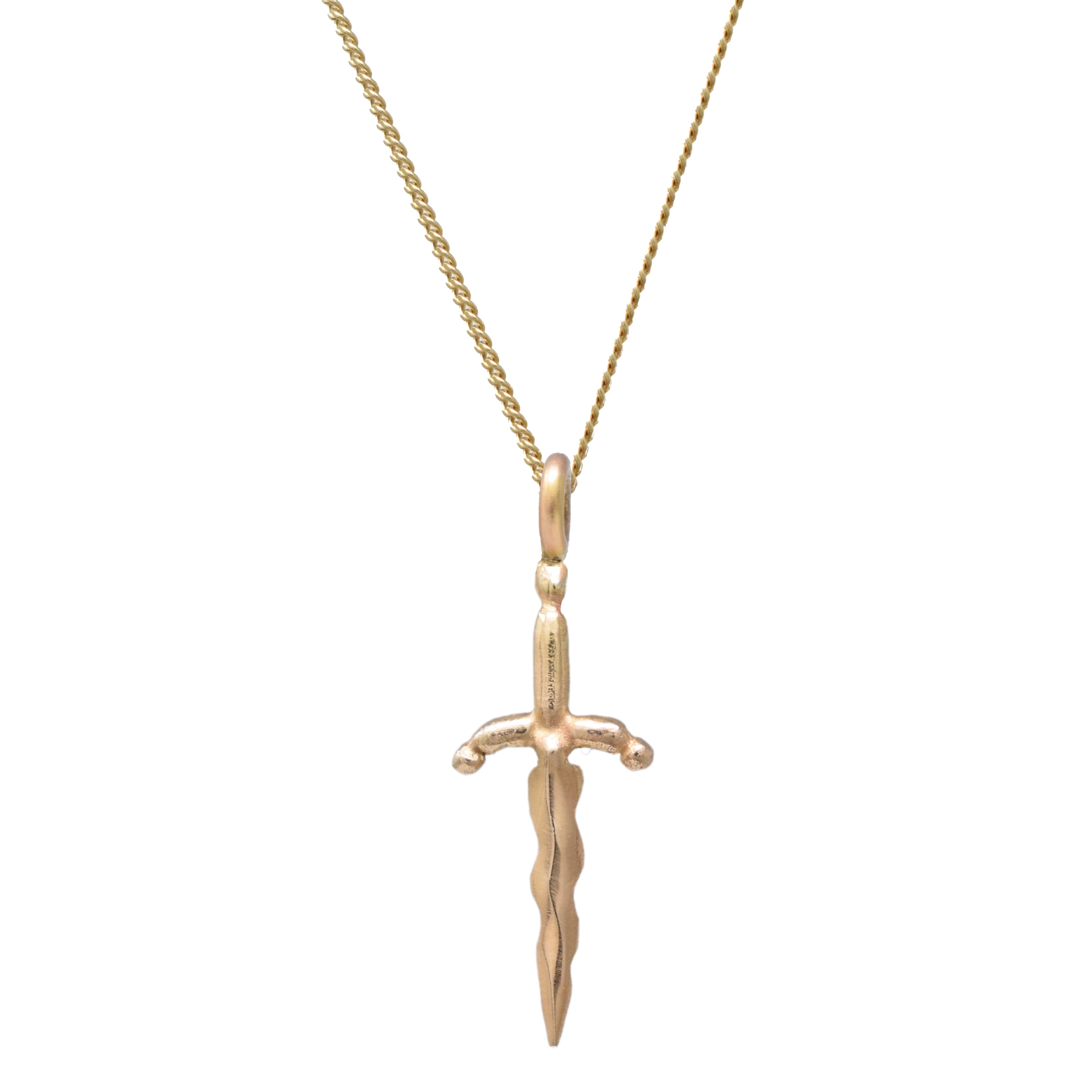 Mini Wavy Dagger Necklace – Altar PDX