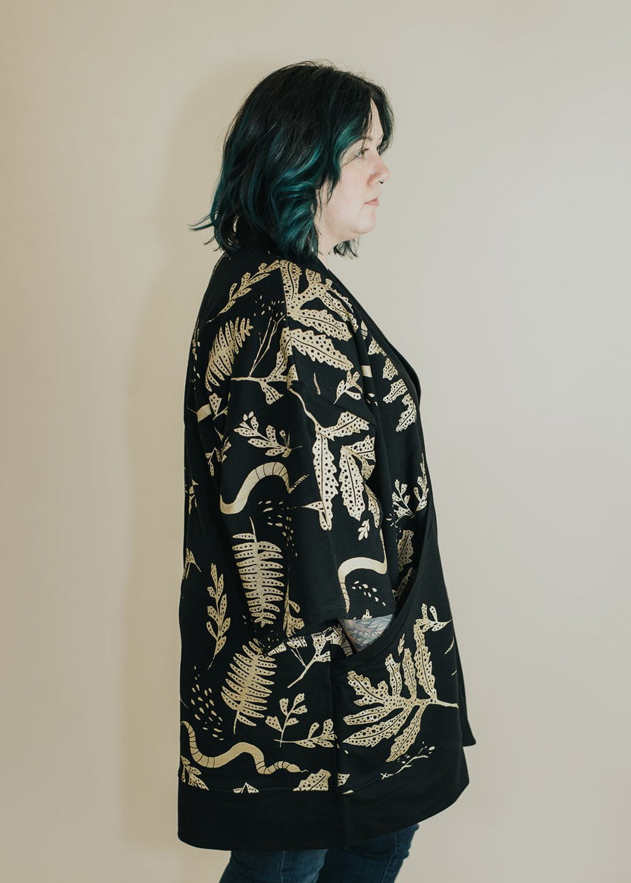 Heirloom Collection - The Tapestry Robe - in Metallic Gold – Altar PDX