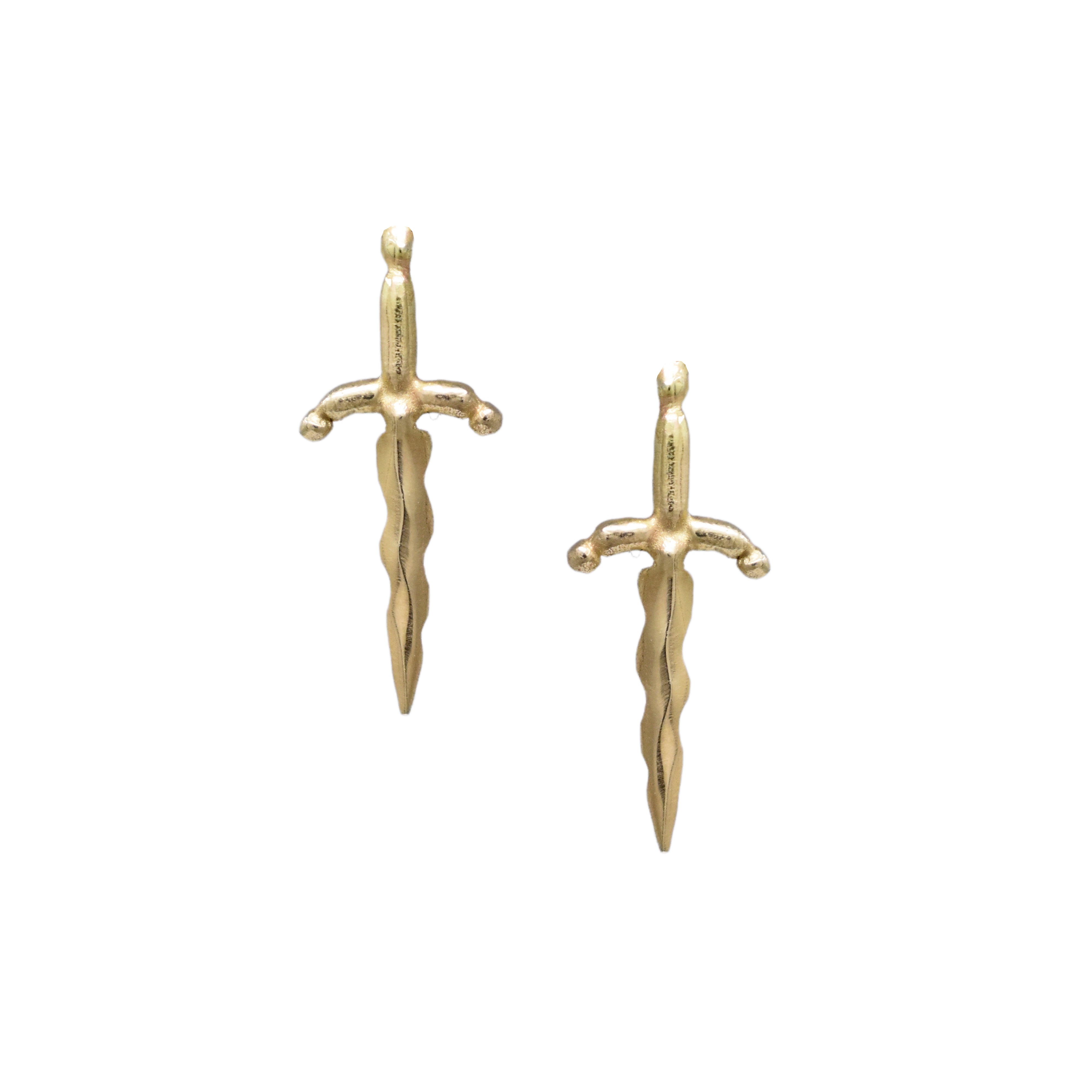 Mini Wavy Dagger Studs – Altar PDX