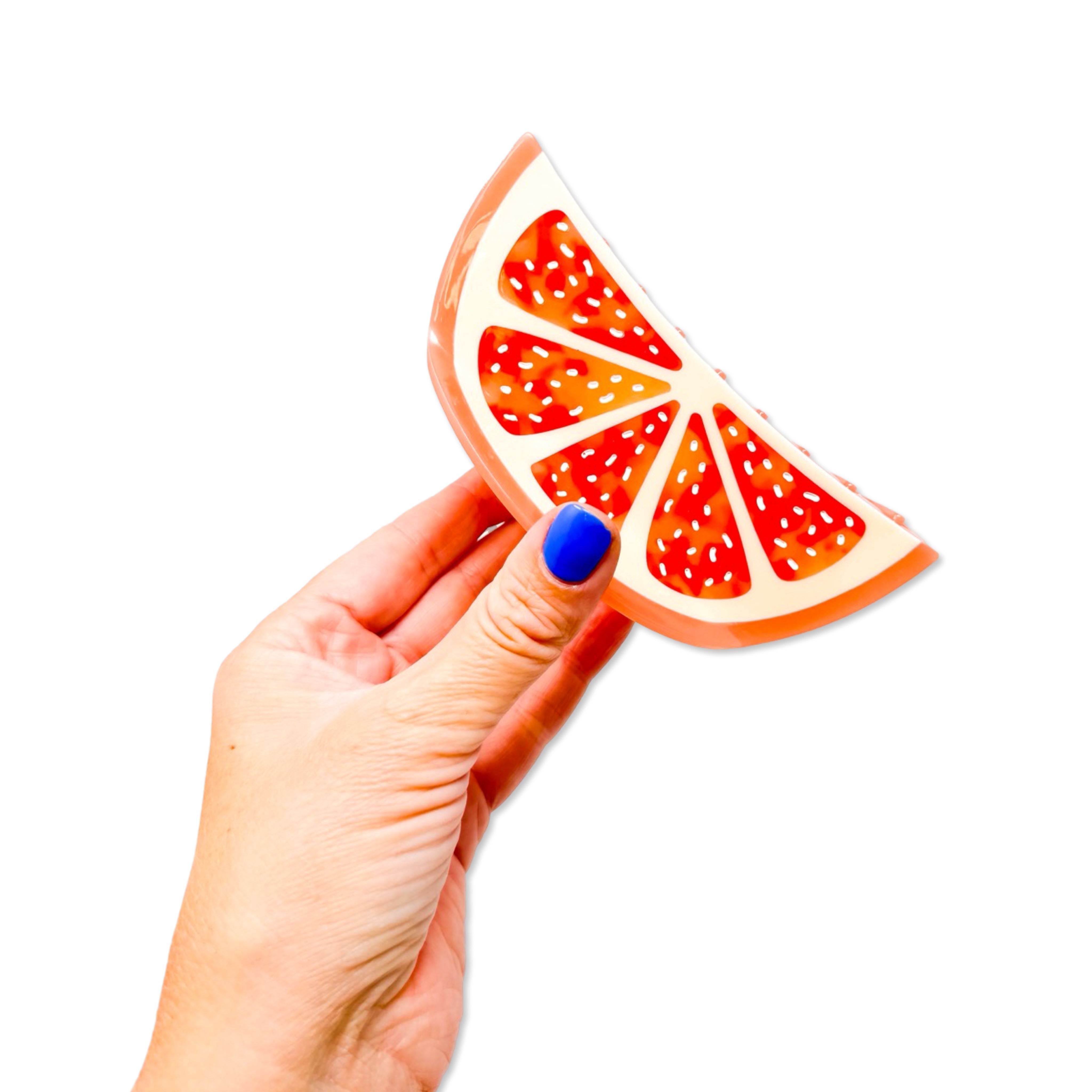 XL Grapefruit Slice Hair Claw Clip – Altar PDX